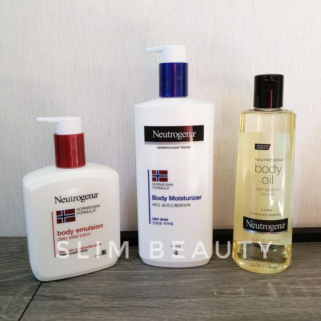 ♨Neutrogena Body Emulsion 310 ml,Body Moisturizer 450 ml,Body Oil 250 ...