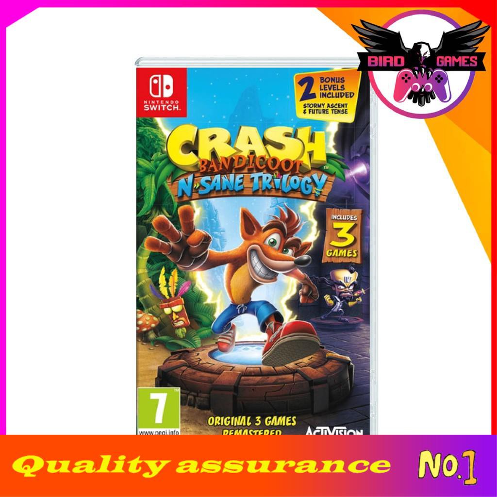 Nintendo Switch : Crash Bandicoot N-Sane Trilogy [แผ่นแท้] [มือ1] [แผ่น ...