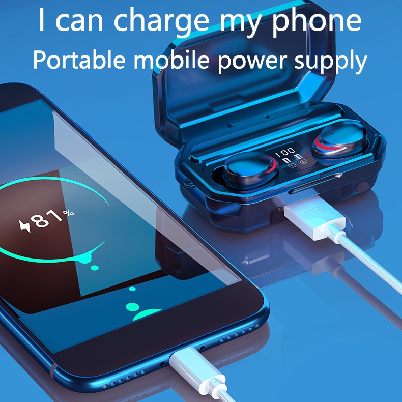 Tws M12 - True Wireless บลูทูธ 5.0 ชุดหูฟังเล่นเกมสเตอริโอ Hifi หูฟัง ...