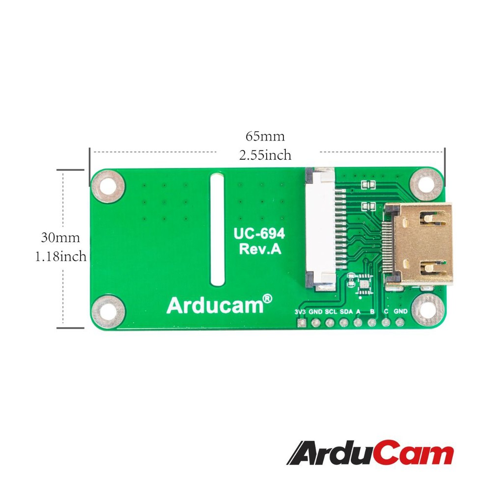 Arducam Csi To Hdmi Adapter Board For 12mp Imx477 Raspberry Pi Hq