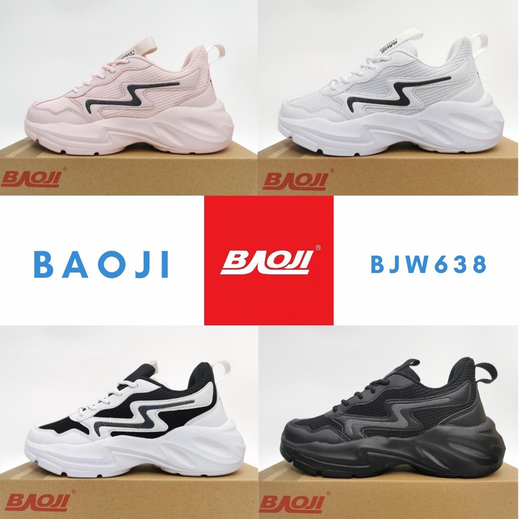 ตรงปก ส่งไว Baoji บาโอจิ แท้100 รองเท้าผ้าใบผู้หญิง รองเท้าผ้าใบแบบสวม ...