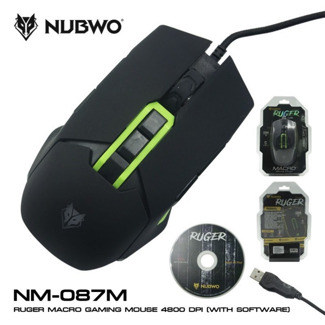 Nubwo Gaming Keyboard Savage รุ่น NK-18 คู่ Nubwo Predator Mouse NM-78m ...