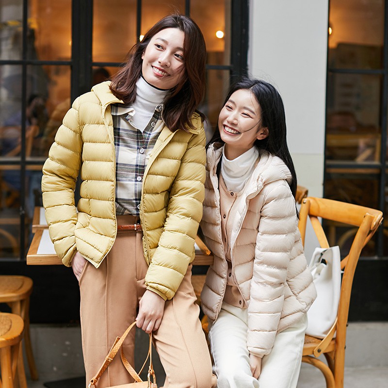 2021 [Grapene] Gofan light warm down jacket women s 2020 autumn and ...