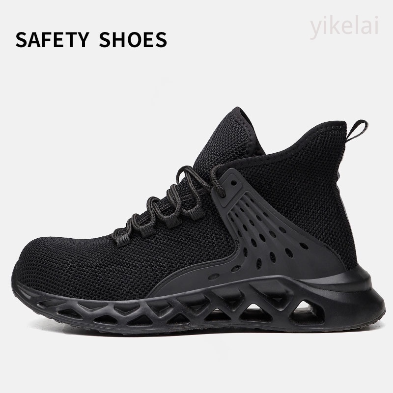 Safety shoes รองเท้าเซฟตี้ผ้าใบ หัวเหล็ก ระบายอากาศดี พื้นยางกันลื่น ...