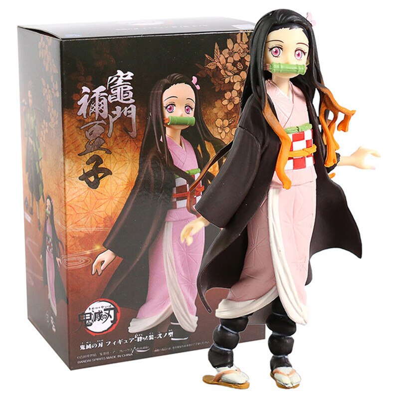 Anime Demon Slayer Figure Kamado Tanjirou Nezuko Action Figures VC ...