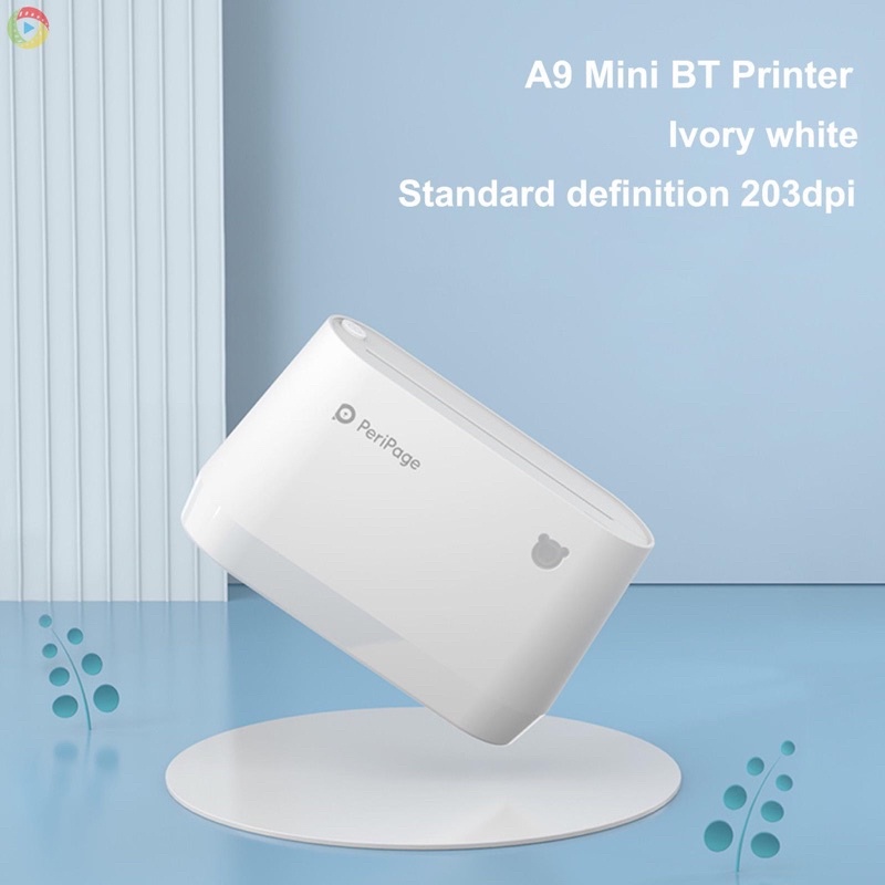 รุ่นใหม่Peripage A9 เครื่องปริ้นพกพา ไร้หมึก แม่ค้าออนไลน์ ปริ้นสติกเก ...