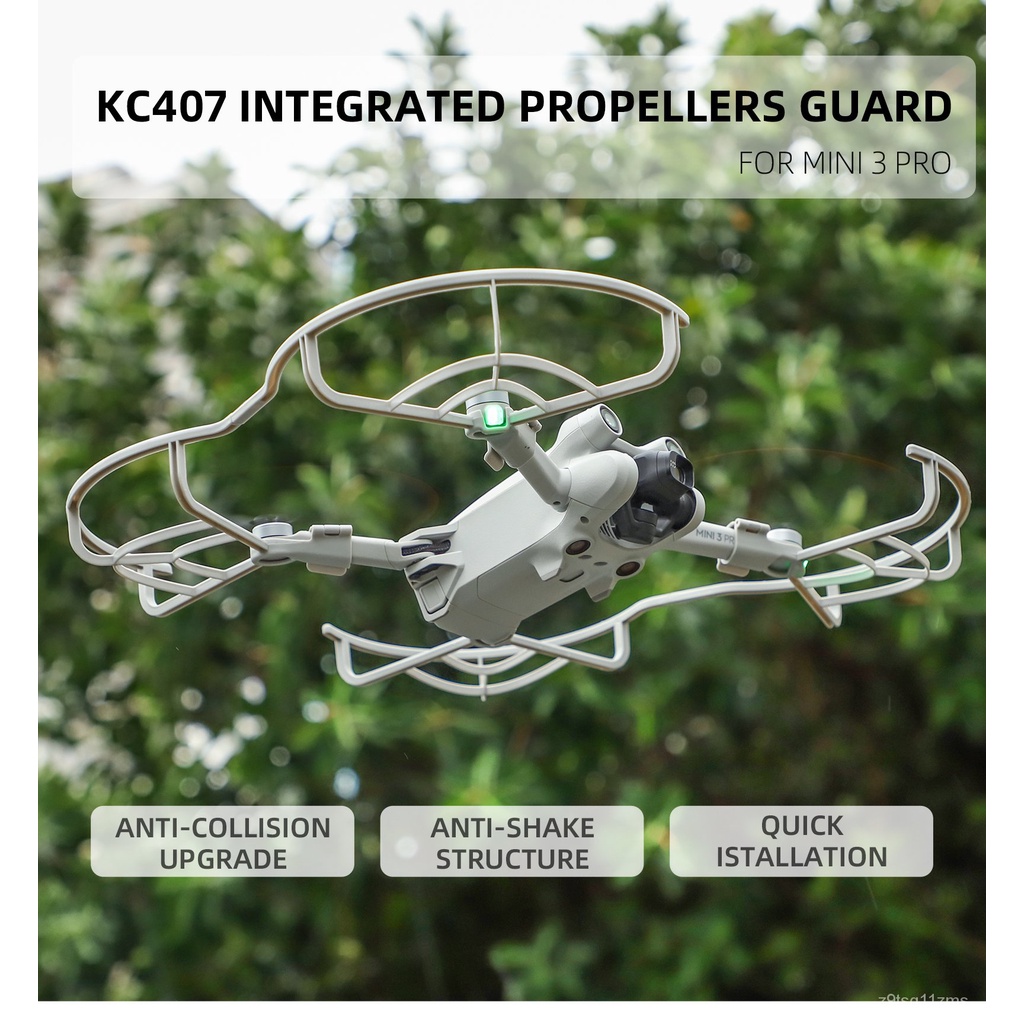 กรงป้องกันใบพัดสำหรับ DJI Mini 3 Pro Landing Gear Integrated Propellers ...