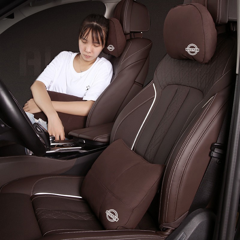 ♒ ใช้ได้กับ Nissan car headrest seat neck pillow Teana Qijun Loulan ...