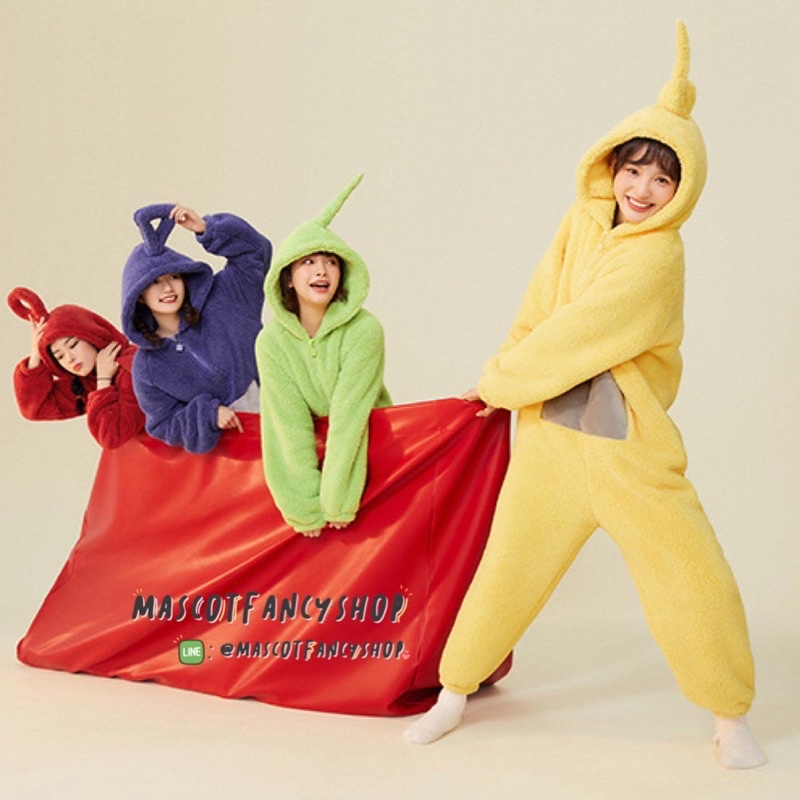 มี COD ️สินค้าแนะนำ️ ชุดมาสคอต สีเหลือง เทเลทับบี้ ลาล่า (teletubbies ...