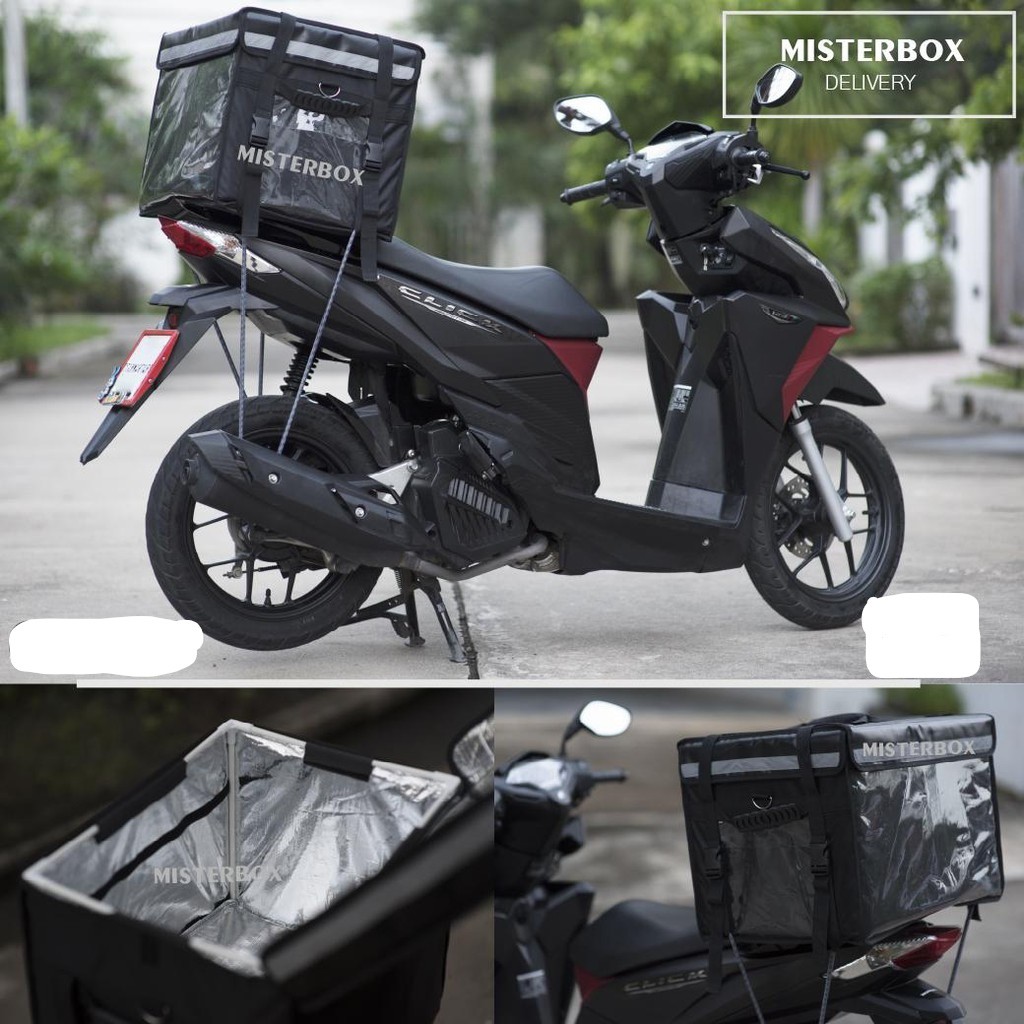 กล่องติดรถมอร์ไซDelivery พร้อมอุปกรณ์ติดตั้ง MisterBox 62ลิตร - thanakorn.tae - ThaiPick