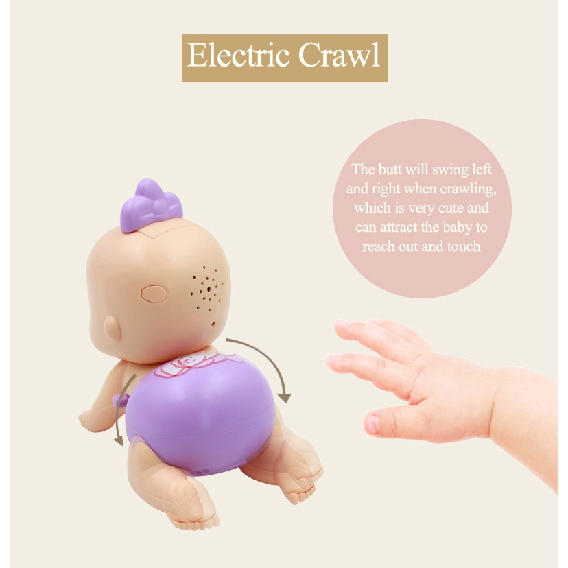 Crawl Neonatal Electric Light Music Toy Can Sing Walk Pelvis First ...