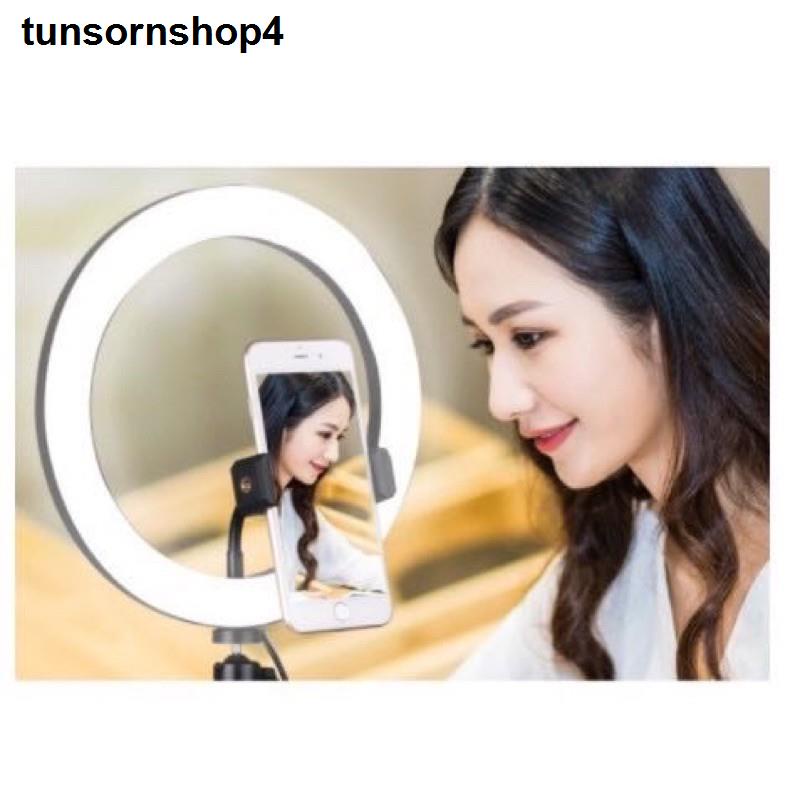 จัดส่งเฉพาะจุด จัดส่งกรุงเทพฯมีพร้อมส่ง ไฟไลฟ์สด ไฟแต่งหน้า ไลฟ์สด 26-36CM ขาตั้ง ไฟ2เมตร ไฟ ...