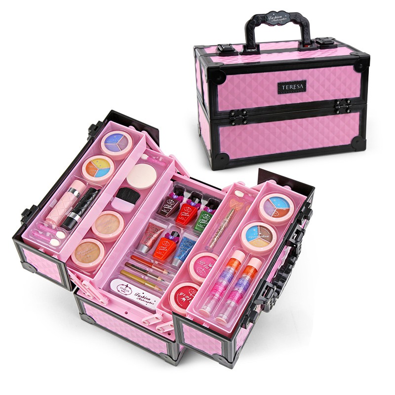 Du Lisha Children s Cosmetics Little Girl Toy Princess Makeup Box ...