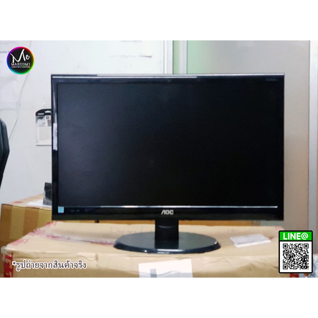 จอ AOC MONITOR (จอมอนิเตอร์) LED AOC E2250S 22 นิ้ว /D-SUB/DVI | Shopee ...