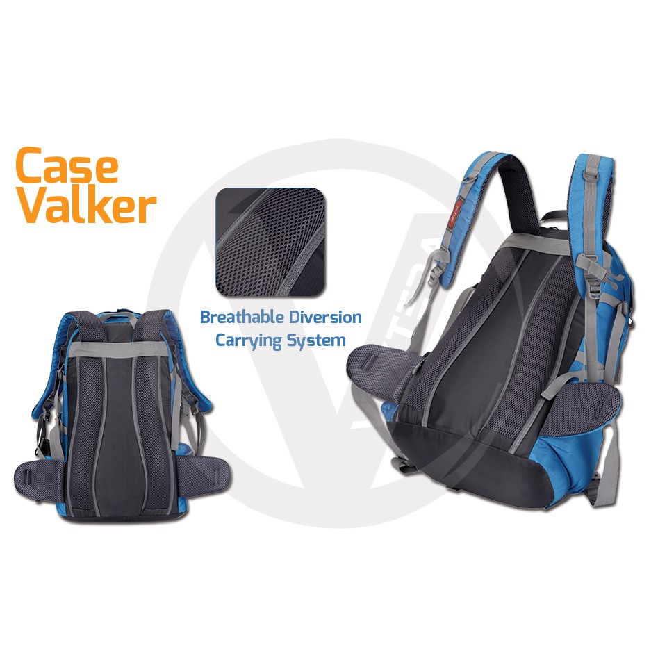 Case Valker Outdoor Travel Nylon Hiking Bag Backpack (50L) - 1pr9tawz18 ...