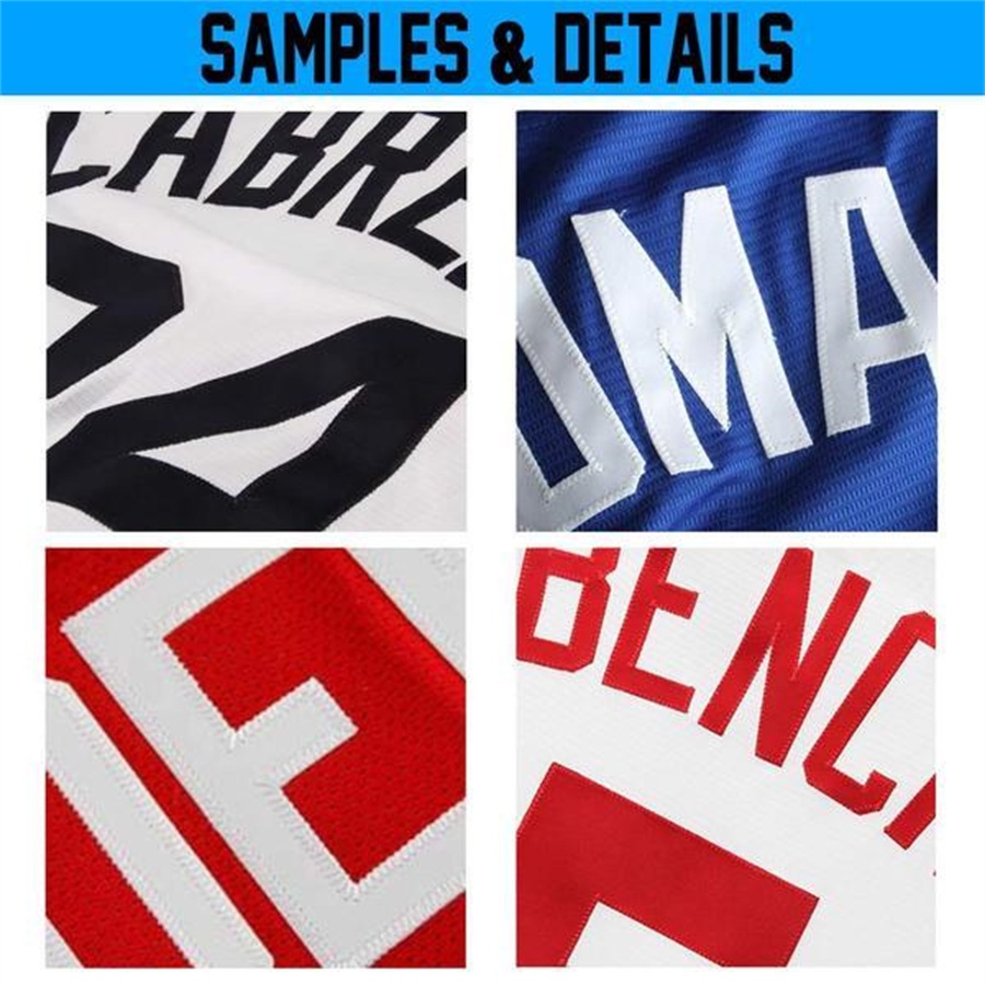 BSewing Process Custom Baseball Jersey Stitching Team Player Name ...