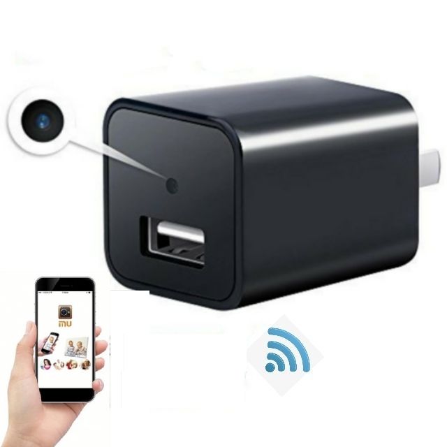 WIFI USB Charger Camera กล้องแอบถ่าย กล้องทรงปลั๊ก USB มือถือ ดูผ่านมือ ...