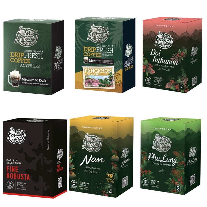 กาแฟดริป คาแฟ่ อเมซอน (Café Amazon Drip Coffee) | Shopee Thailand
