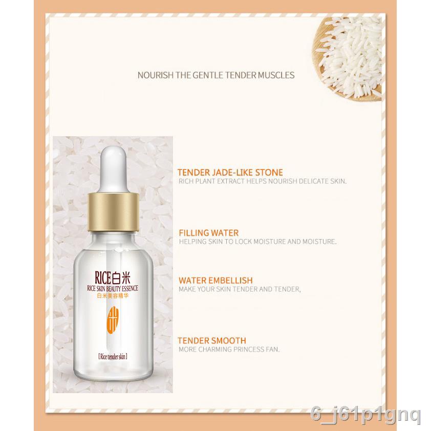 White Rice Whitening Serum Face Moisturizing Cream Anti Wrinkle Anti