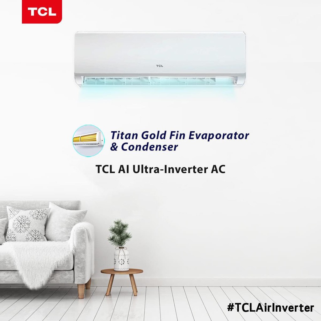 แอร์ TCL INVERTER SERIES น้ำยาR32 รุ่นใหม่ปี2021 รับประกันอะไหล่ 3ปี ...