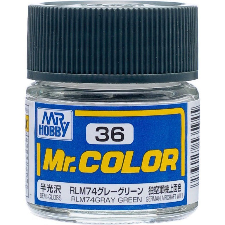 Mr.COLOR C36 RLM74 GRAY GREEN - hobbystorethailand - ThaiPick
