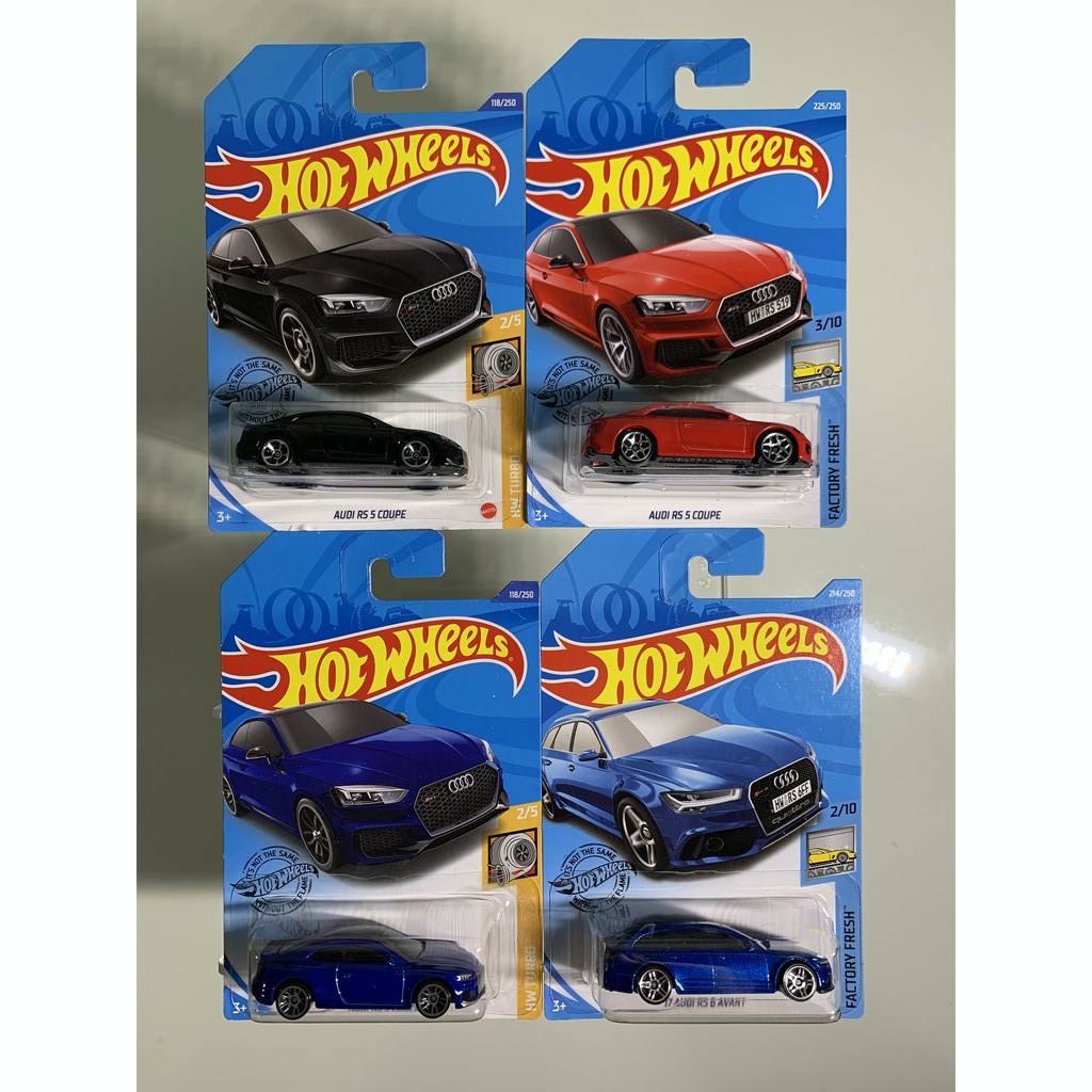 Hot wheels AUDI RS5 and RS6 (Blue, Black, Red) | Shopee Thailand