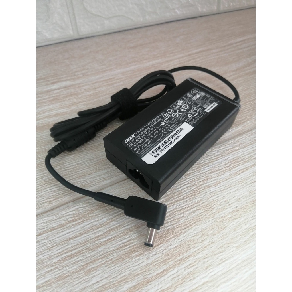 Acer Adapter (ของแท้) 19V3.42A 65W หัวขนาด 5.51.7mm สายชาร์จโน๊ตบุ๊ค สินค้าประกัน 6 เดือน ...