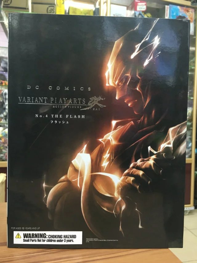 New DC Comics Super Hero The Flash Variant Play Arts Kai Action Figure ...
