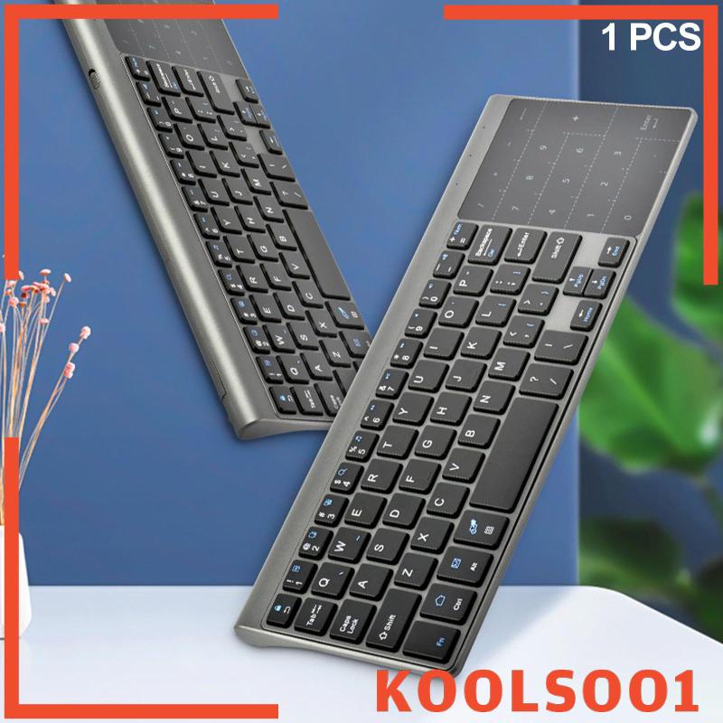 Wireless Keyboard 2.4G Built in Touchpad Slim , Grey Sensitive for ...