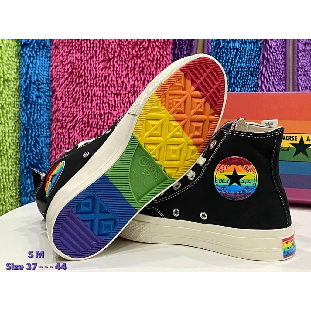 รองเท้าหุ้มข้อ Converse Chuck Taylor All-Star Rainbowใส่ยังไงให้ดูโปร ...