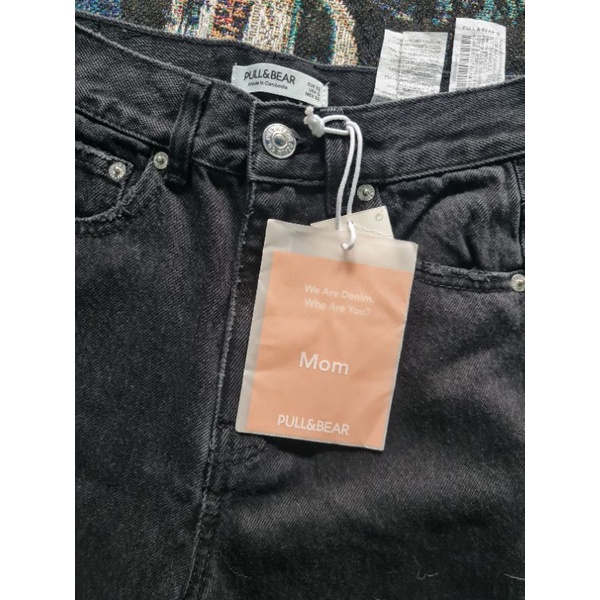 PULL BEAR ทรงMOM แท้100 สีดำ - sasikarn_8888 - ThaiPick