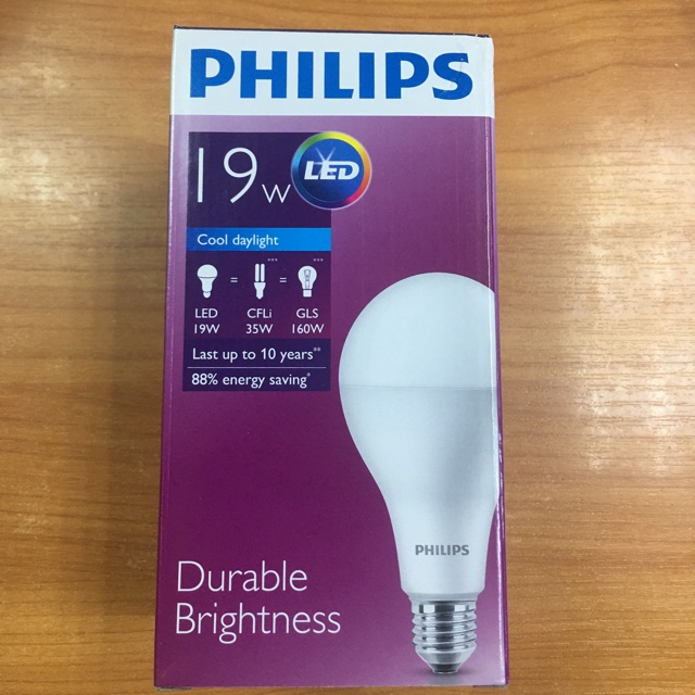 Philips LED bulb 19 วัตต์ แสงขาวdaylight E27 220-240V 2300 lumen ...
