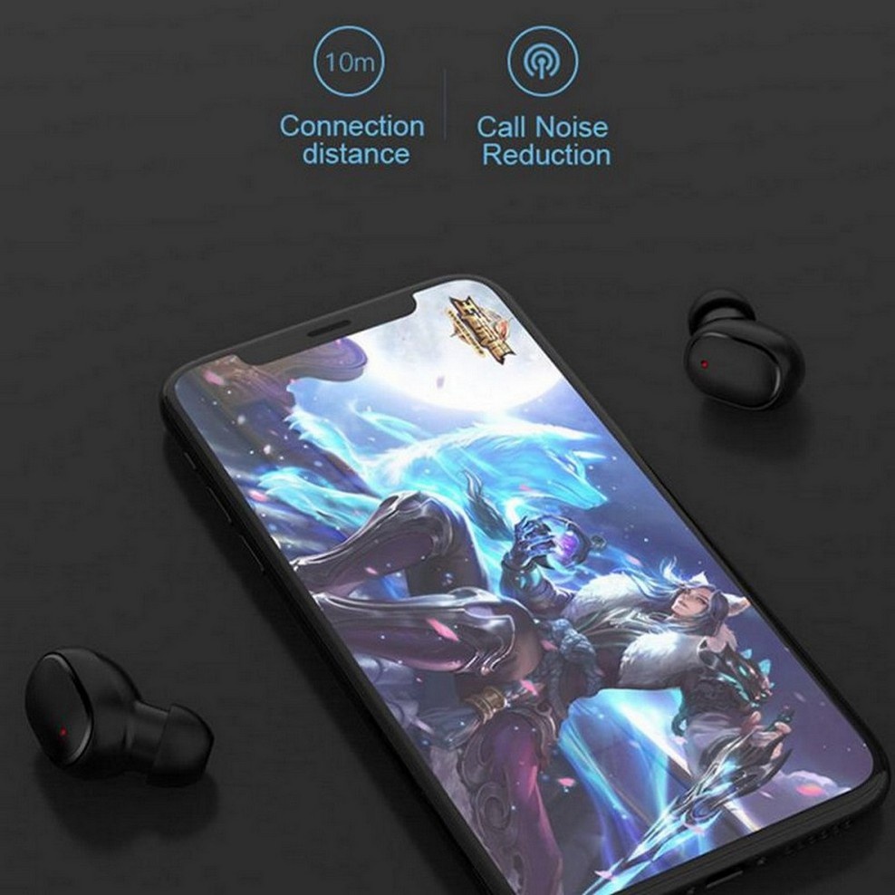 A6S PRO TWS Earphone Wireless Bluetooth Headphones AI Control Gaming ...