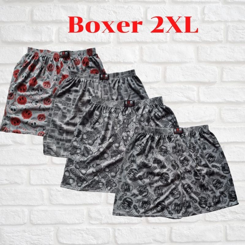 Boxerไซค์ใหญ่ บ๊อกเซอร์2XL บ๊อกเซอร์คนอวบ บ๊อกเซอร์ผ้ายืด Boxer 2XLราคาถูก สินค้าพร้อมส่ง ...