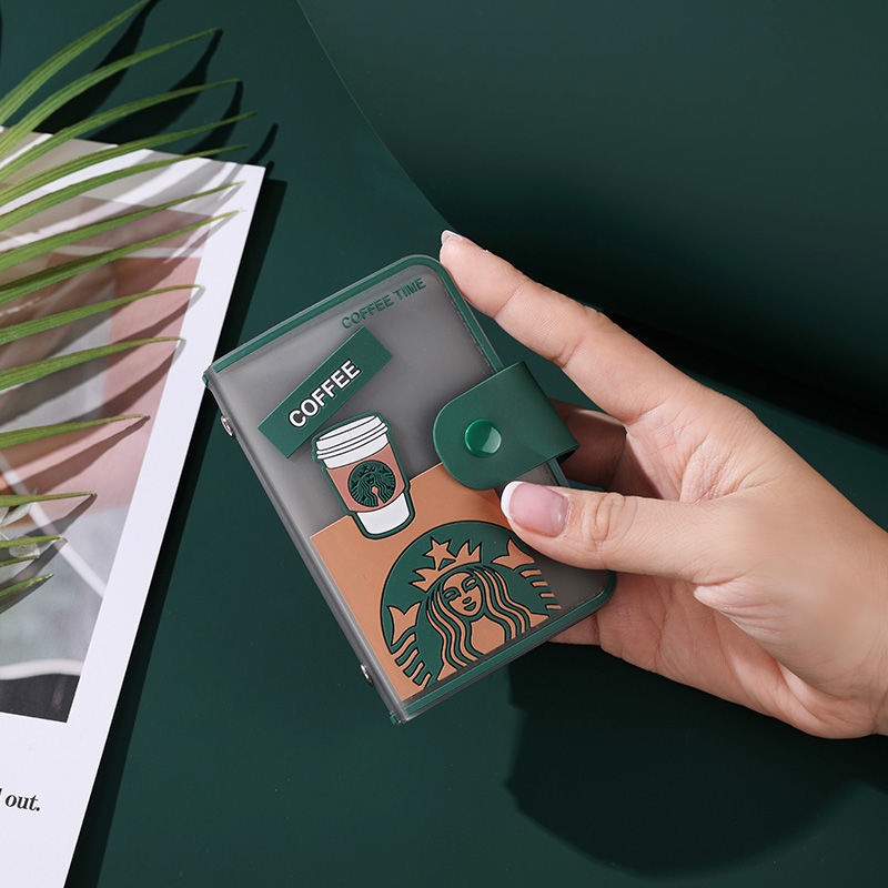 New Starbucks Card Holder Coin Purse Soft Silicone Cute Pattern Card ...