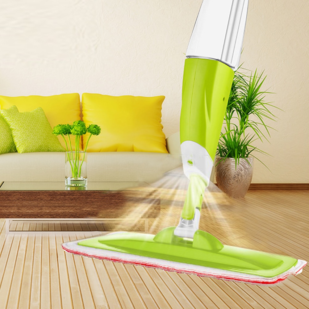 Spray Floor Mop With 3 PCS Cleaning Cloth Head Combination Wooden Floor ...