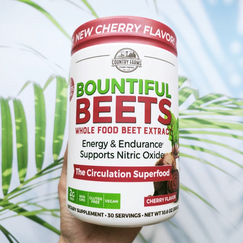 ผงบีทบริสุทธิ์ Bountiful Beets Whole Food Beet Extrac Cherry Flovor ...