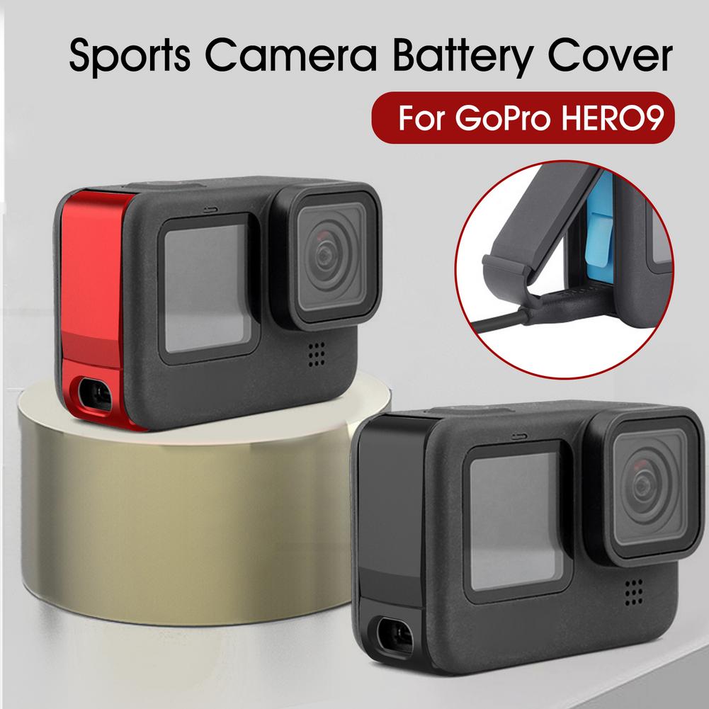 New Rechargeable Side Protective Cover Battery Lid For GoPro HERO9 ...