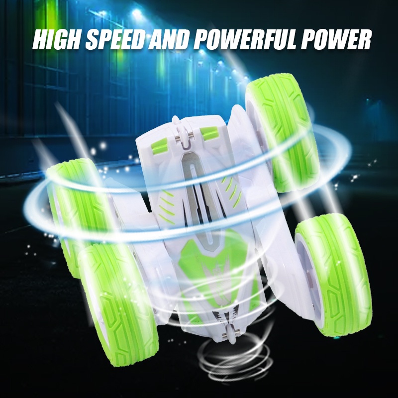 4wd Rc Car 360 Degree Rotating Flip 2.4g Radio Remote Control Reversal ...