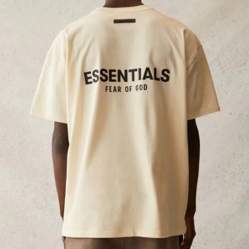 ESSENTIALS BACK LOGO EMBOSSED TEE (ALL COLORS) - outcast_store - ThaiPick