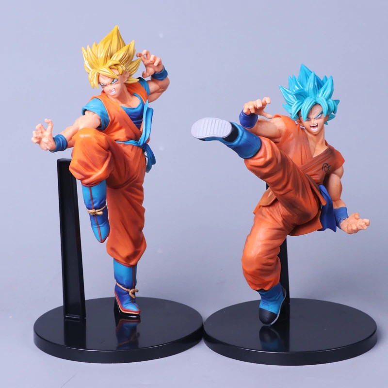 3 Style Anime Dragon Ball Z Son Goku Super Saiyan Frontal Confrontation ...
