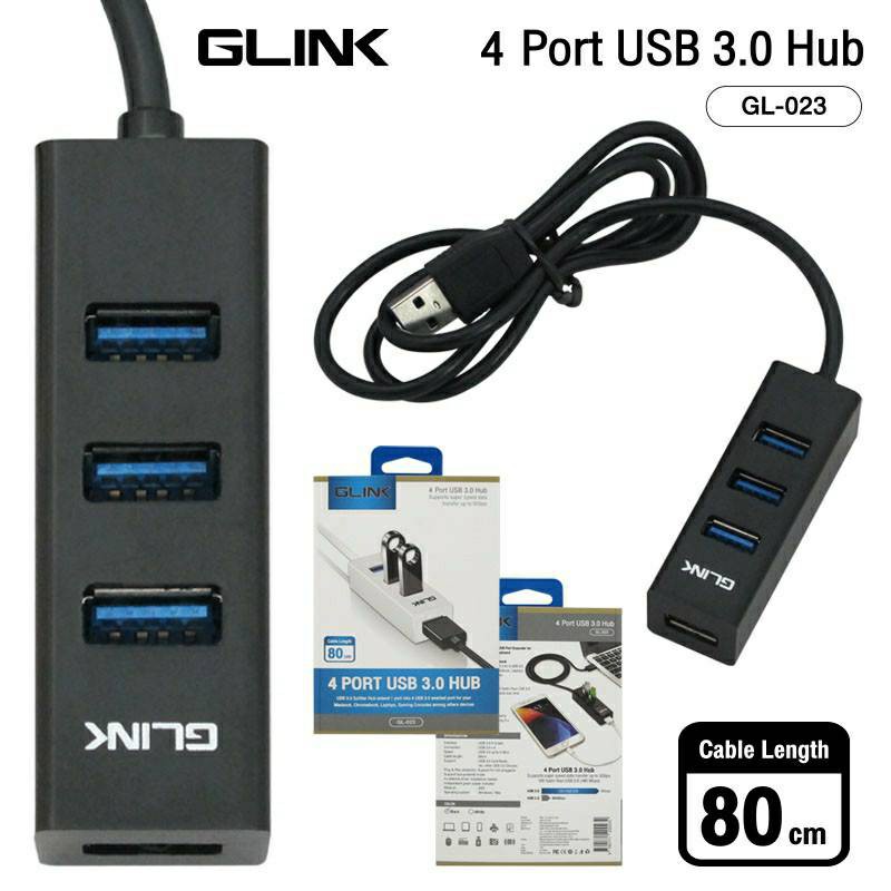 GLINK GL-023 USB HUB 3.0 สายยาว80cm | Shopee Thailand