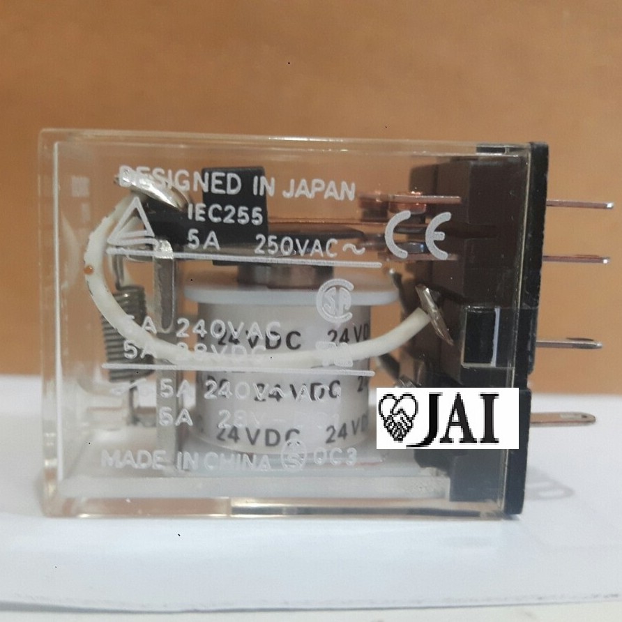 Omron Relay 24VDC MY2 รีเลย์ 8 ขา พร้อม Socket 1 ชุด | Shopee Thailand