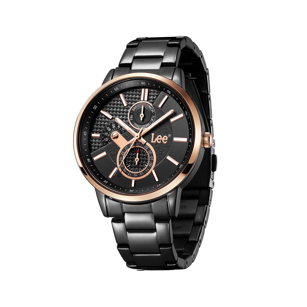 Lee นาฬิกาข้อมือ Metropolitan LEF-F161ABDB-1R แบรนด์แท้ USA สายสแตนเลส ...