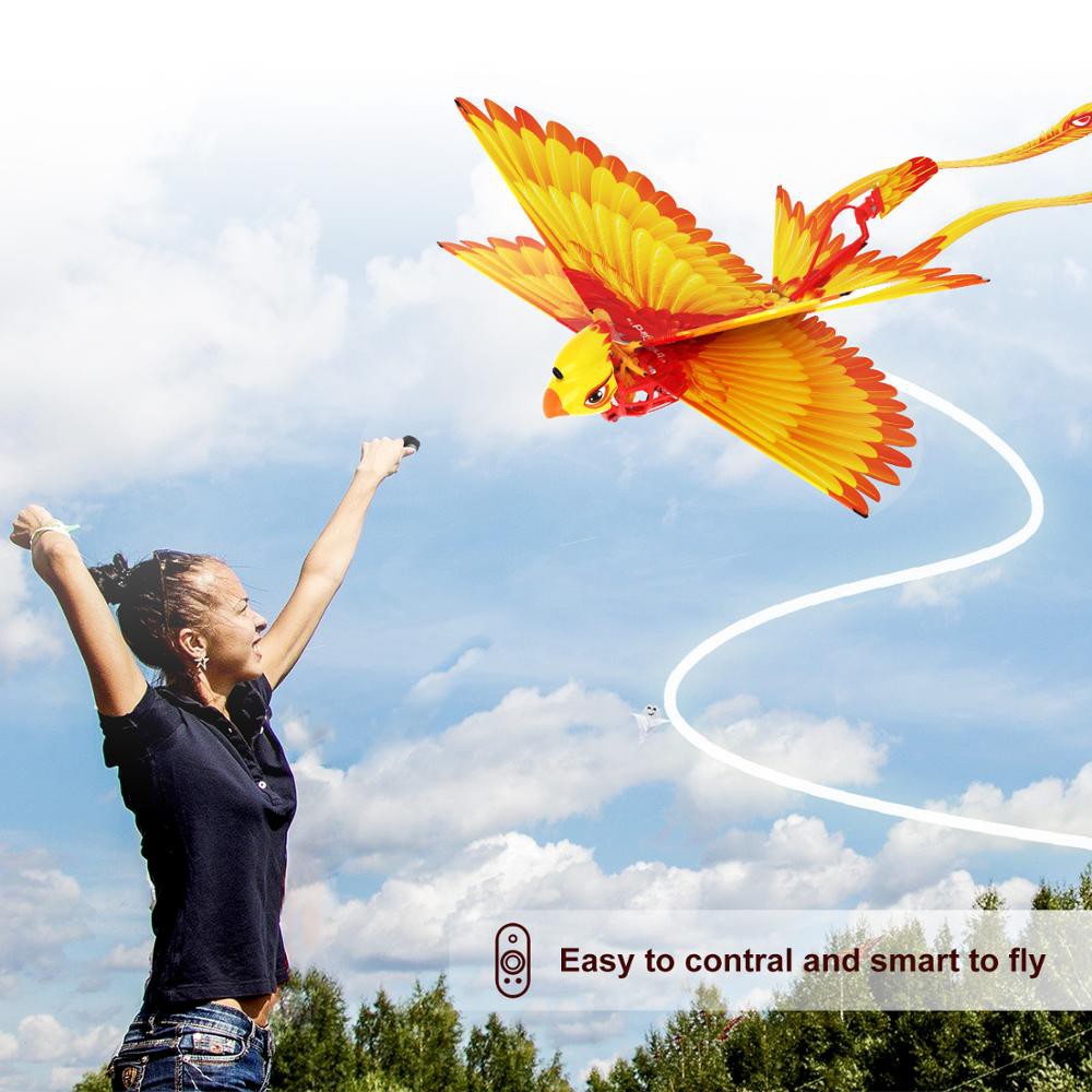 ℗Go Go Bird Remote Control Flying Toy Mini RC Helicopter Drone-Tech ...