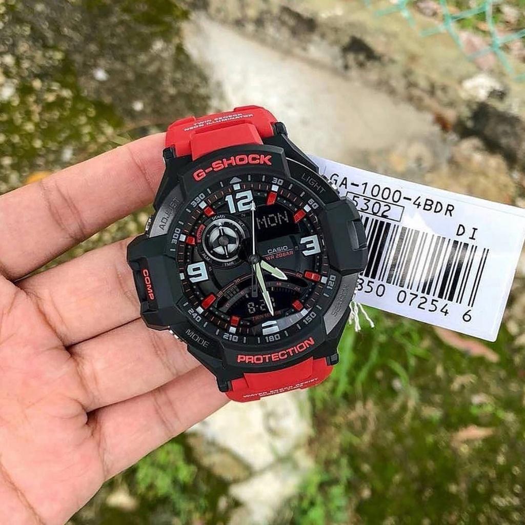 (เดิมอย่างเป็นทางการ) Casio G-Shock Gravity Master GA-1000-4B นาฬิกาแรง ...