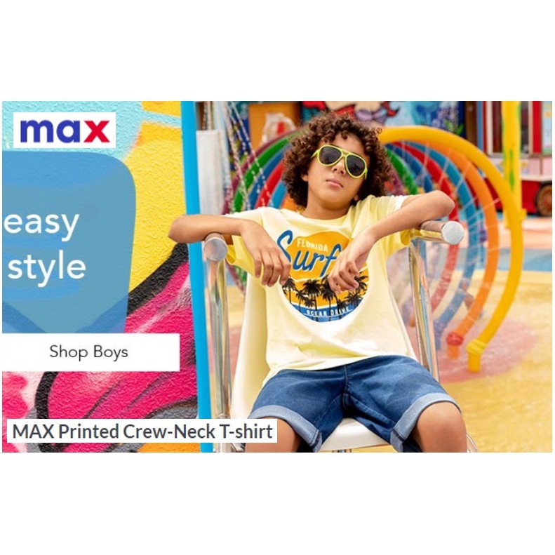 Graphic Printed T-Shirt แบรนด์ Max Fashion แท้ พร้อมส่ง | Shopee Thailand