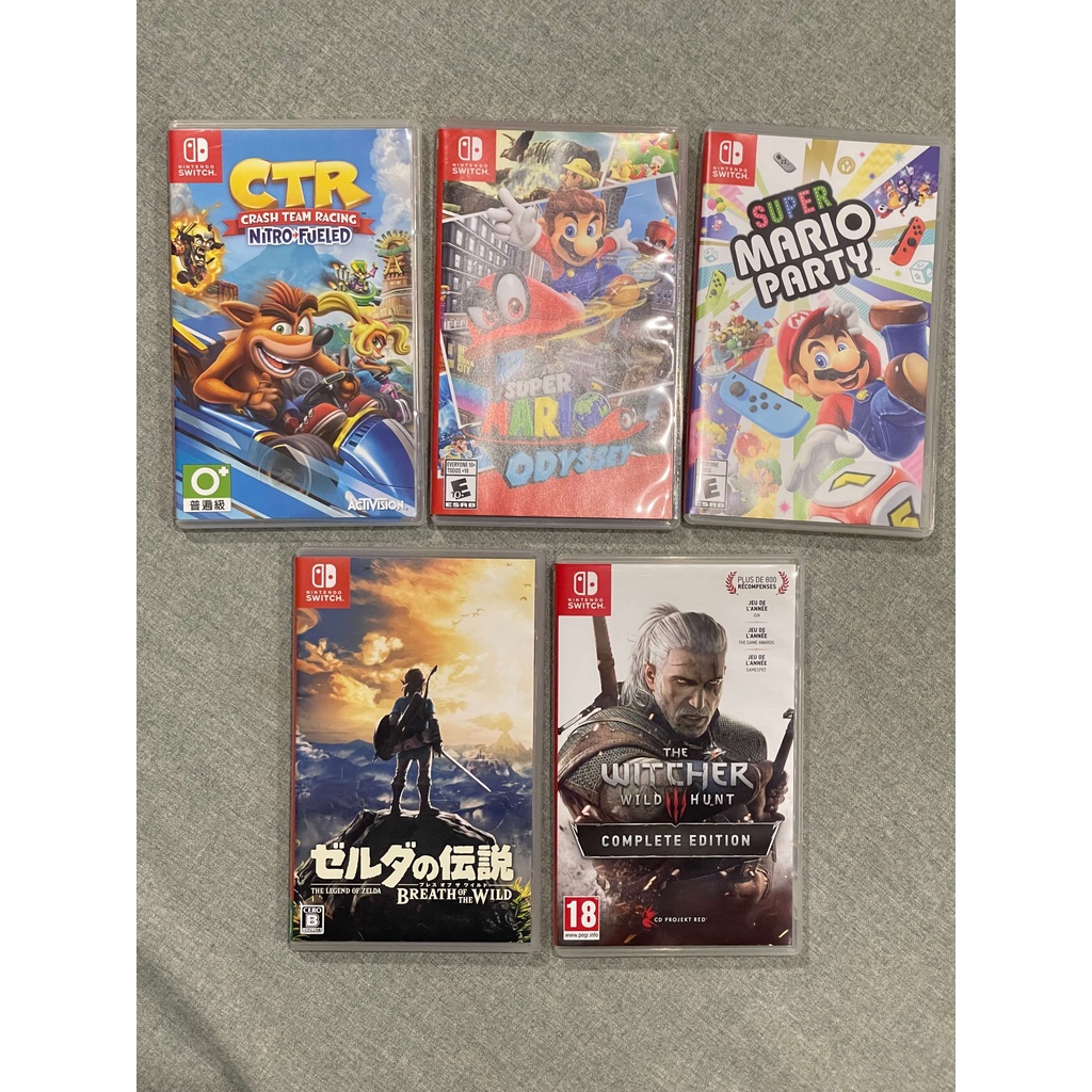 ตลับ NSW Nintendo Switch แผ่นเกม Mario Party Odyssey The Legend of Zelda Breath of the Wild The ...