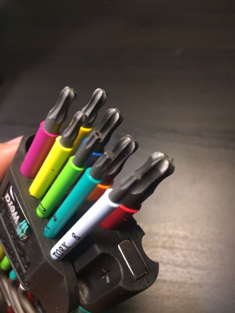 Wera Multi Colour Ball End Security Torx Key T8-T40 9 Piece - gobb2525 ...
