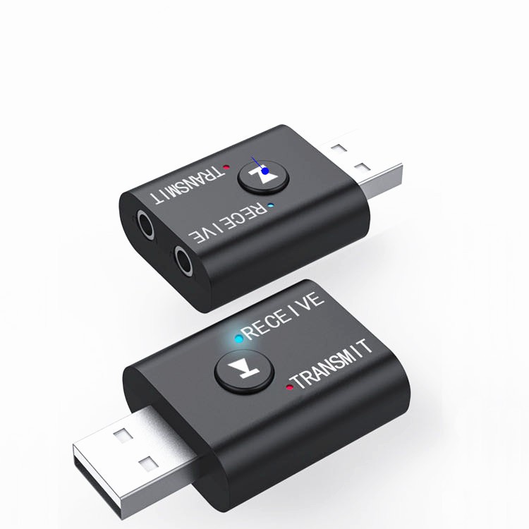2 in 1 USB บลูทูธ ตัวรับส่งสัญญาณ USB Bluetooth5.0 Adapter Audio ...